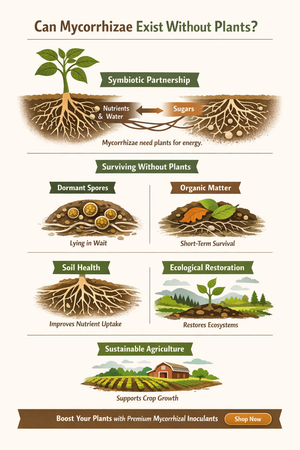 Can mycorrhizae exist without plants? – BioStim